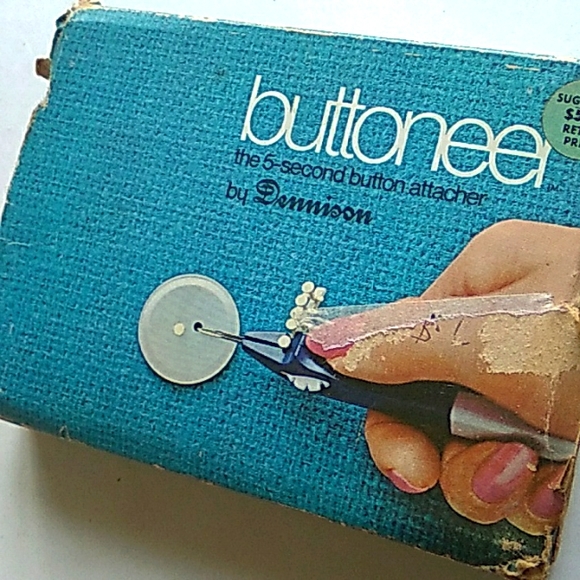 buttoneer | Accents | Buttoneer Vintage Button Attacher | Poshmark